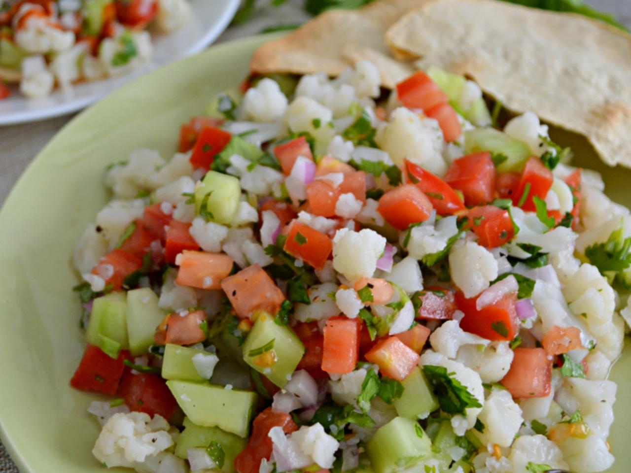 Cauliflower Ceviche with Crab - The Perfect Ceviche for Lent - Vida Bonita